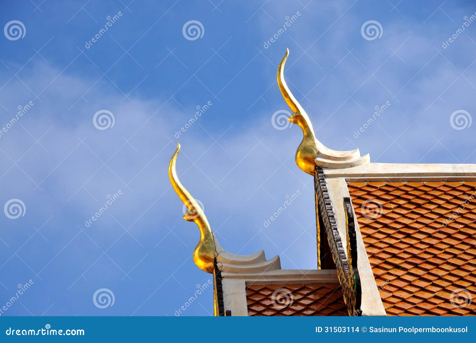 Gable Apex Of Church In A Temple Royalty-Free Stock Image ...