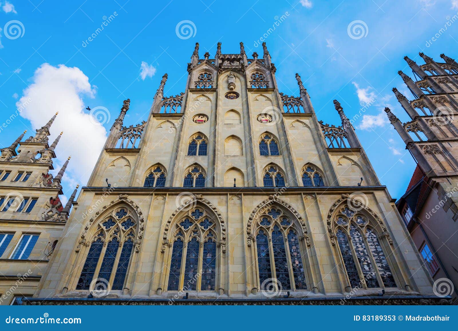 Gable of a Historic Building in Muenster Editorial Stock Photo - Image ...