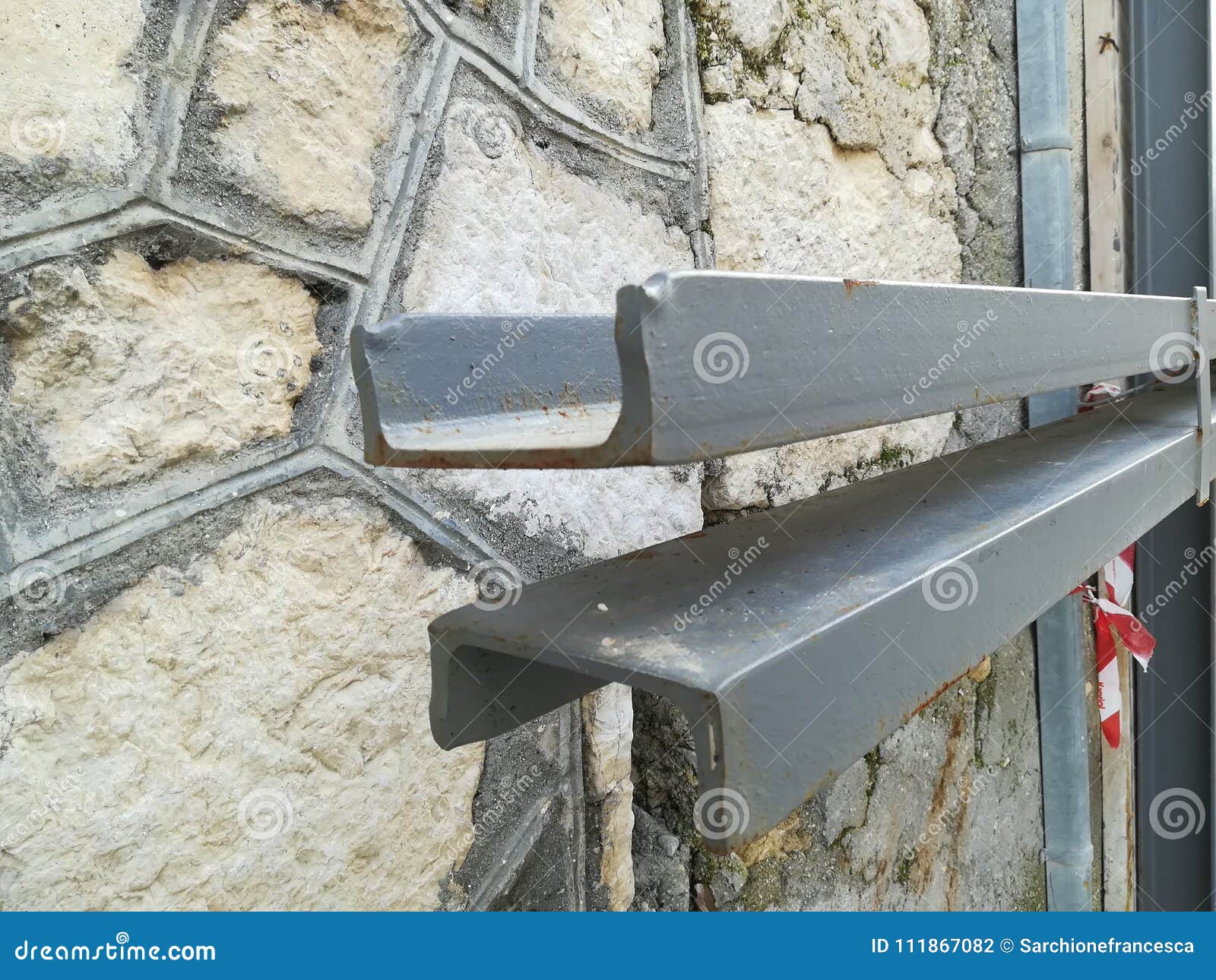 Galvanized iron rods stock photo. Image of ironrods - 111867082