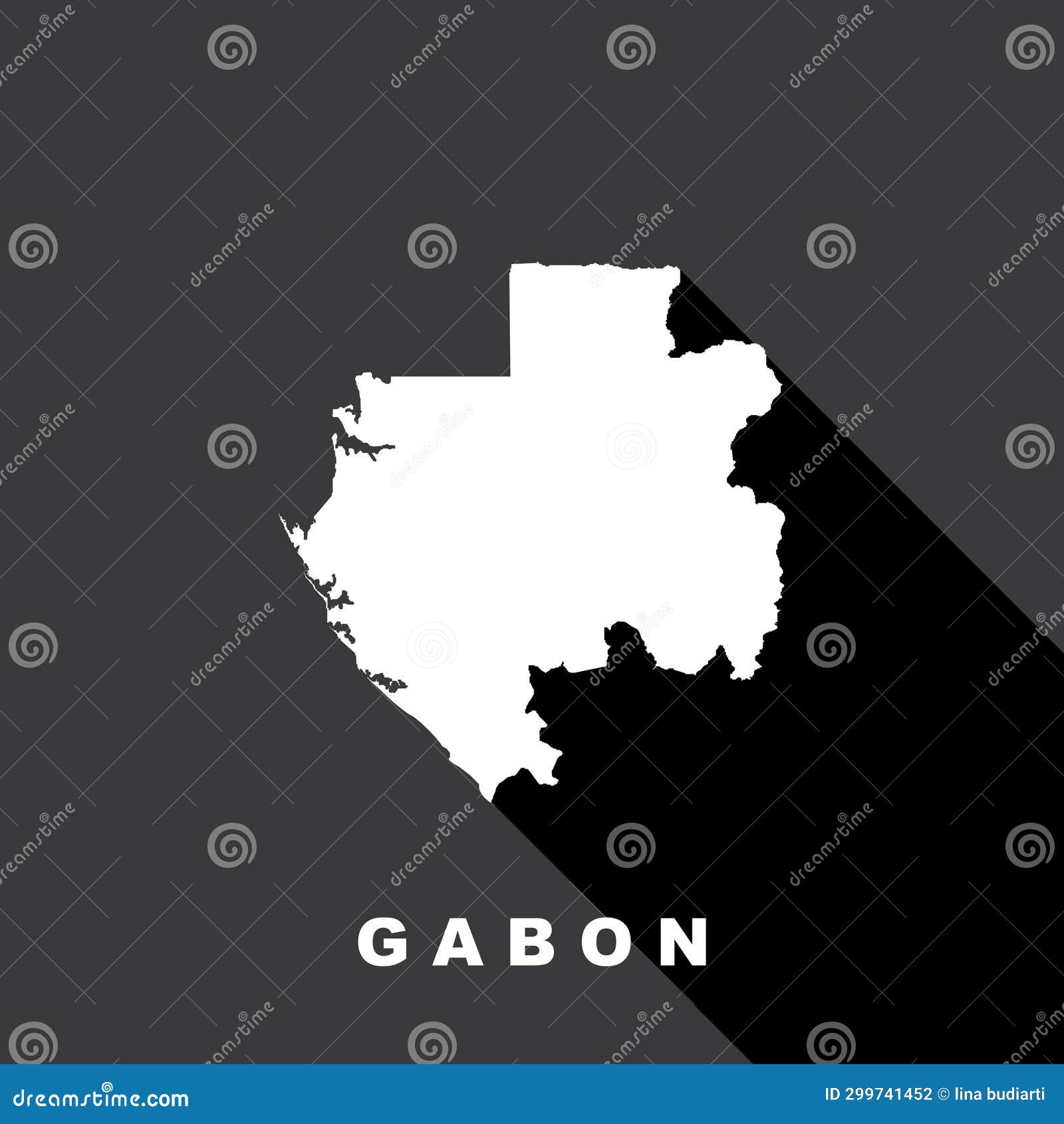 Gabon Country Design Template Flat Cartoon Style W | CartoonDealer.com ...
