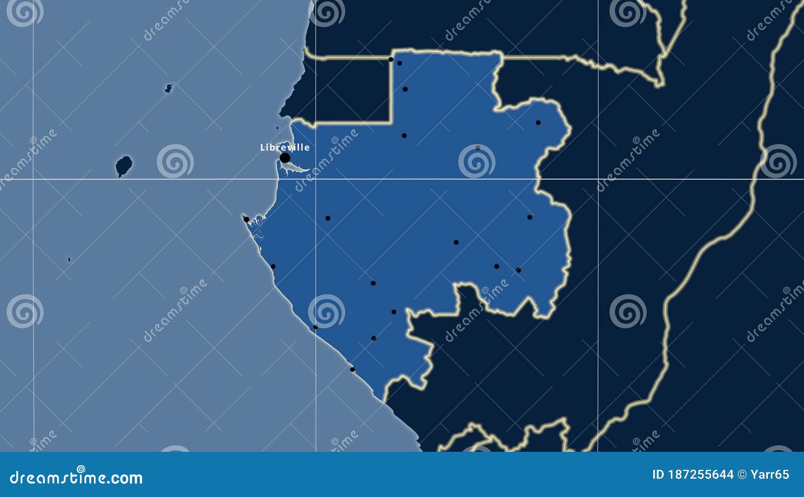 Gabon - Solid. Composition, Borders Stock Illustration - Illustration ...