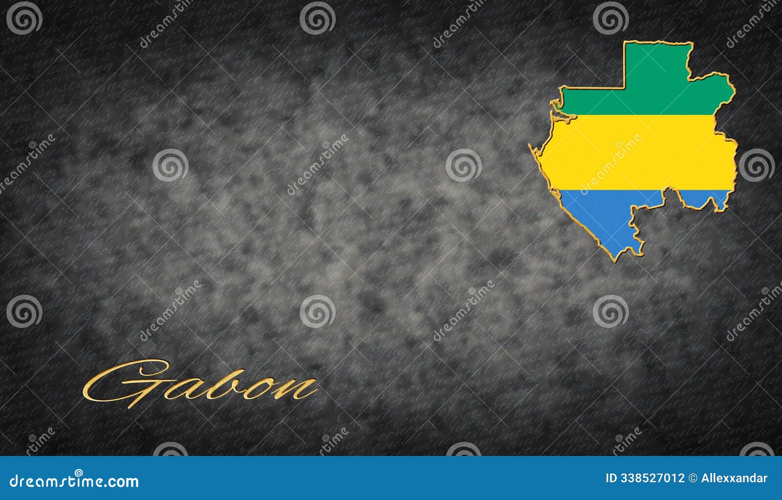 Gabon Symbols, Map of Gabon Stock Photo - Image of culture, gabon ...