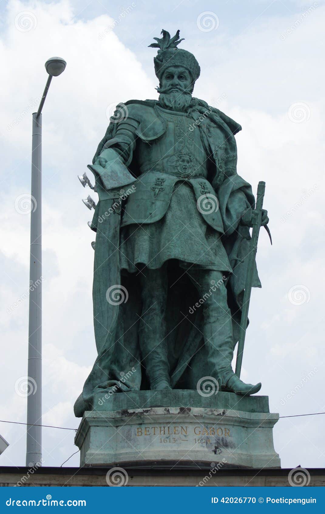 Gabor Bethlen - Heroes Square - Budapest Stock Photo - Image of history ...