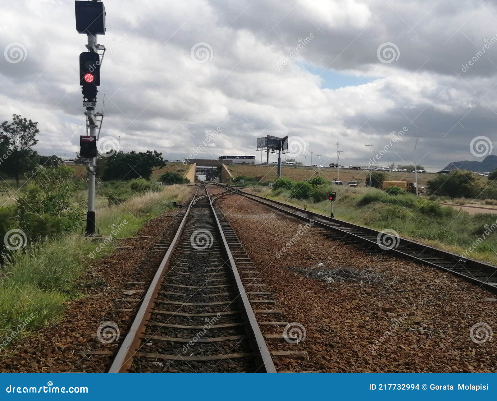 Gaborone Rail Way Besides District Stock Photo - Image of gaborone ...