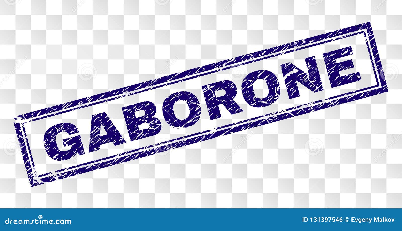 Scratched GABORONE Rectangle Stamp Stock Vector - Illustration of frame ...