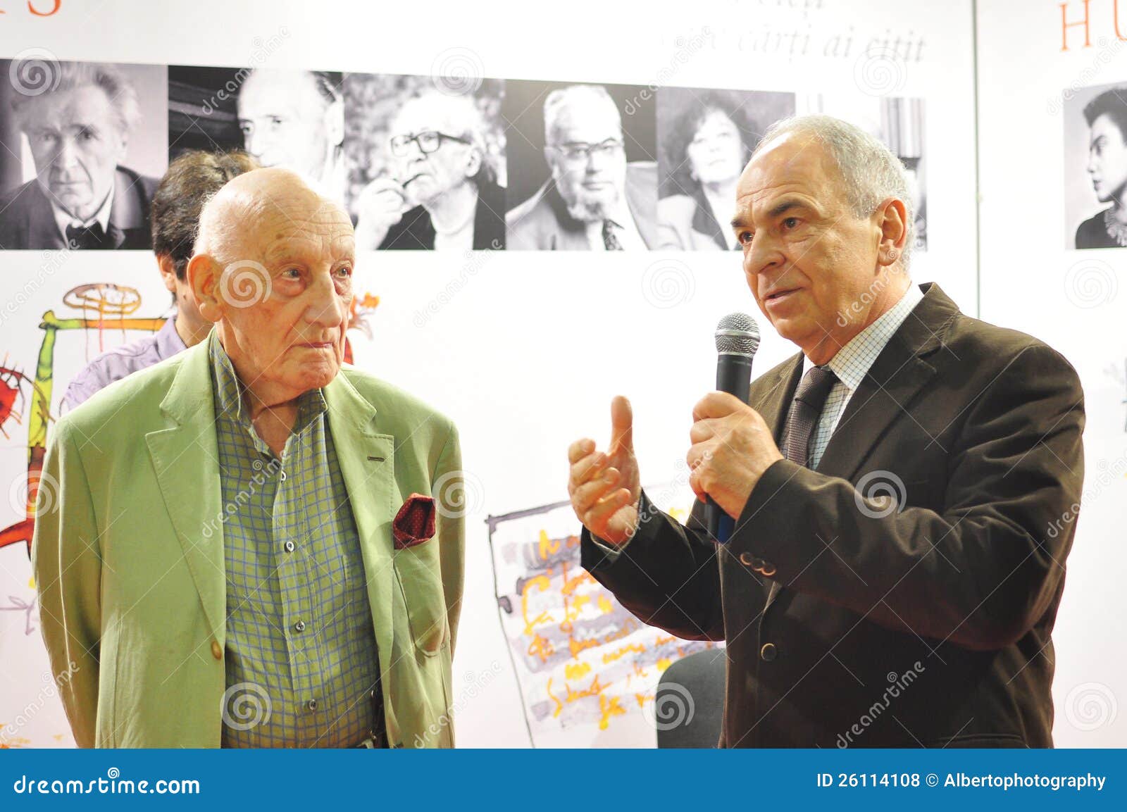 Gabriel Liiceanu & Neagu Djuvara Editorial Stock Photo - Image of neagu ...