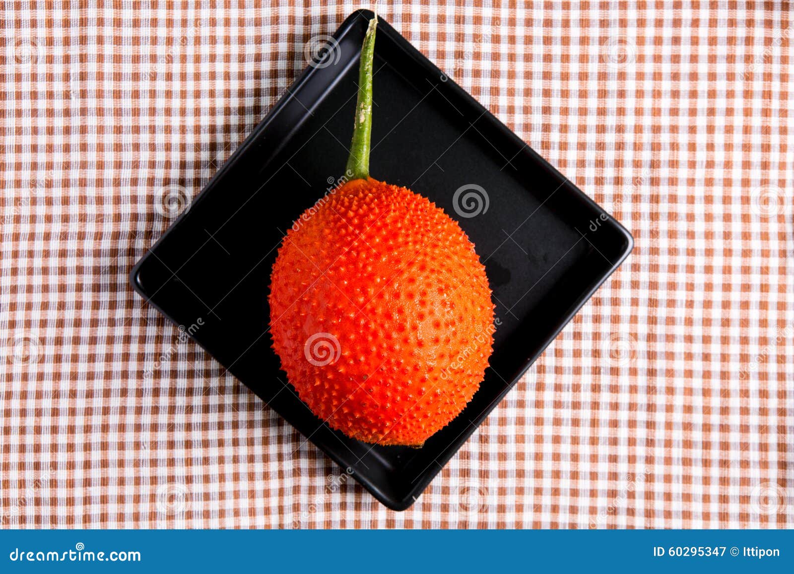 Gac fruit stock image. Image of spiny, healthy, fresh - 60295347