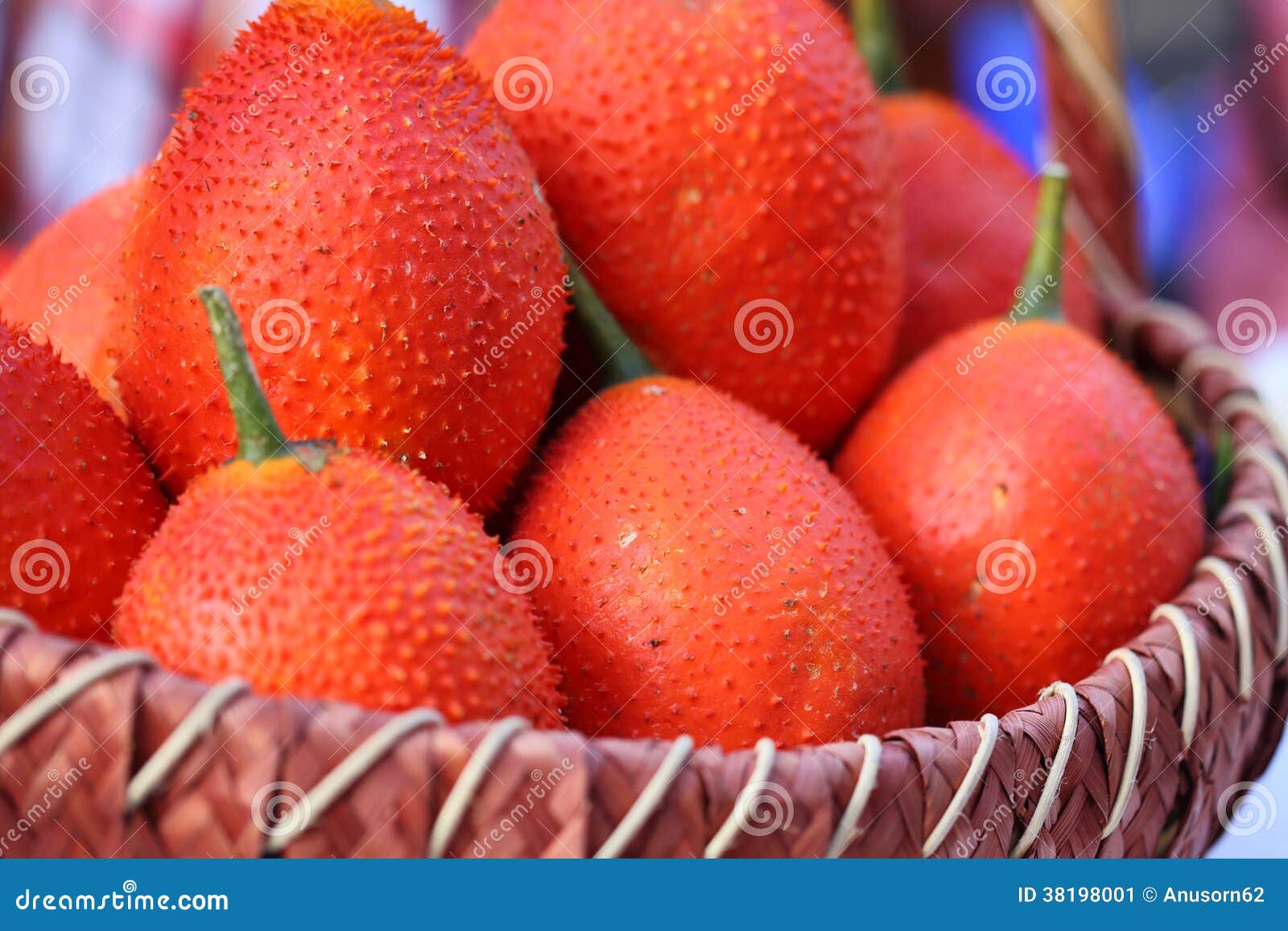 Gac fruit healthy fruit stock image. Image of fruit, fresh - 38198001