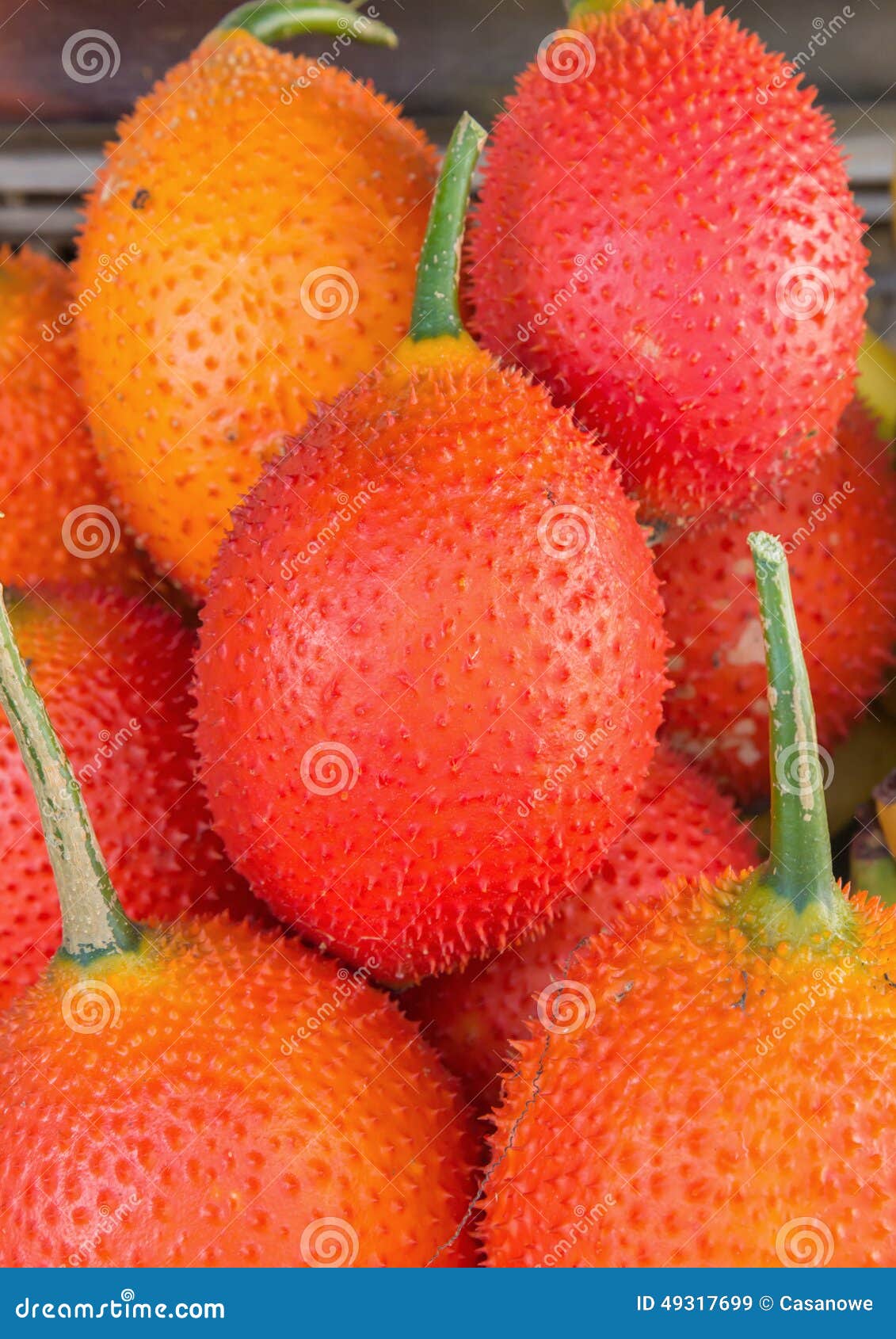 Gac Red Fruit Healthy in Thailand Stock Image - Image of health ...