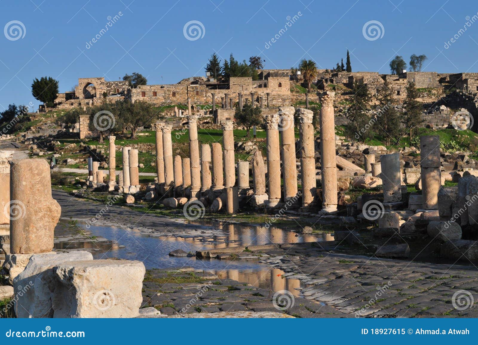 Gadara Main Road stock image. Image of jordan, explore - 18927615
