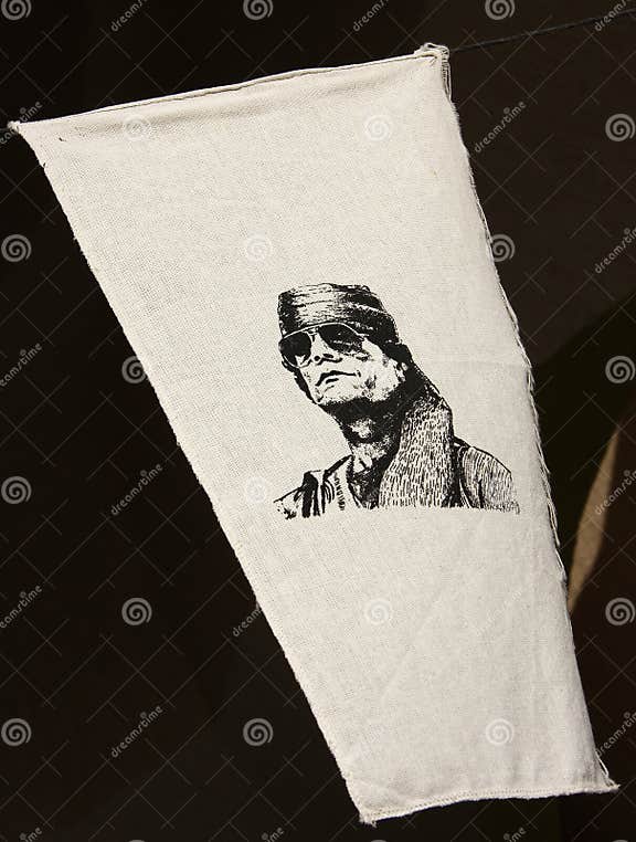 Gaddafi flag editorial stock photo. Image of huge, portrait - 20042308