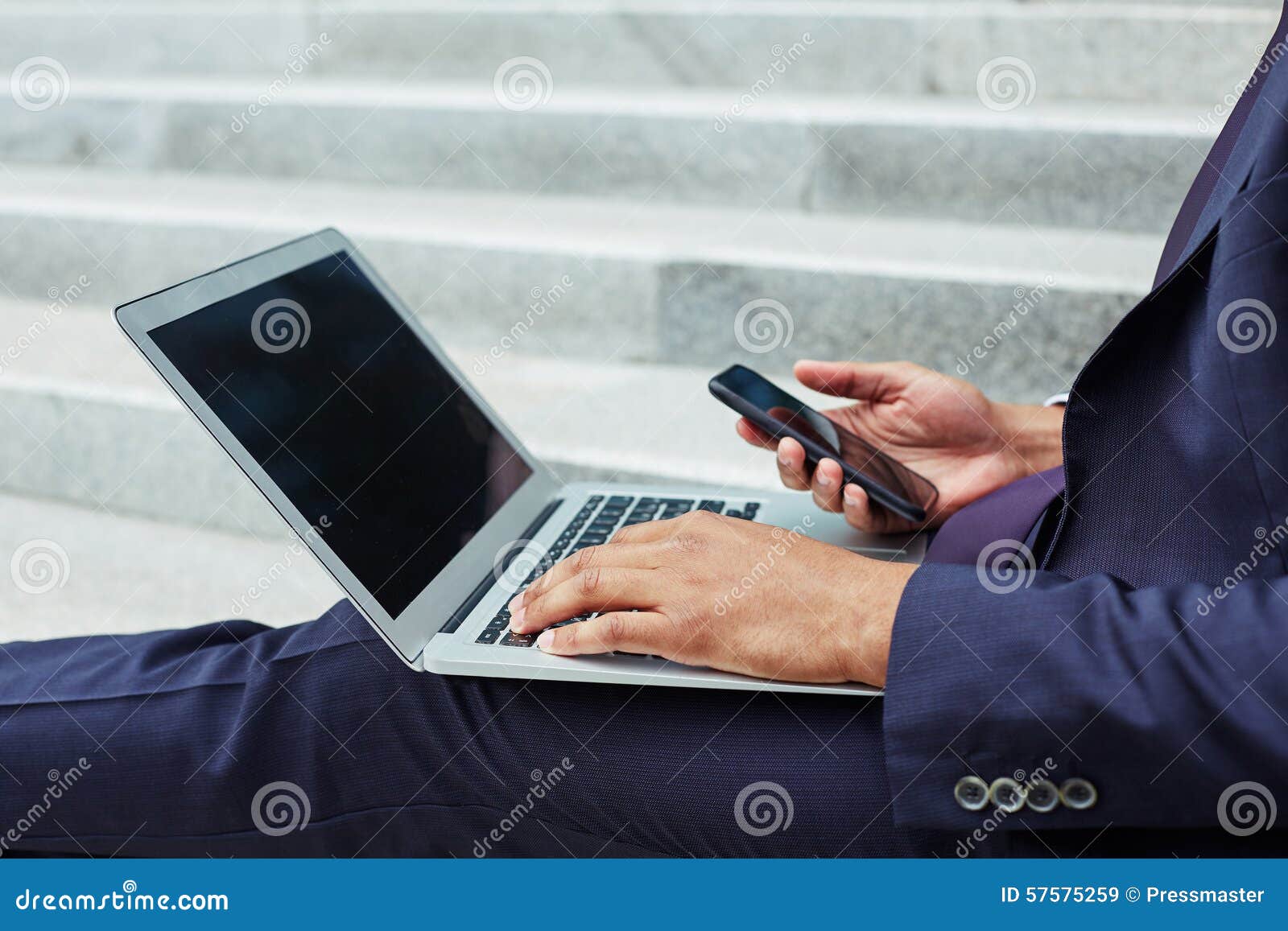 Gadget addiction stock image. Image of businesspeople - 57575259