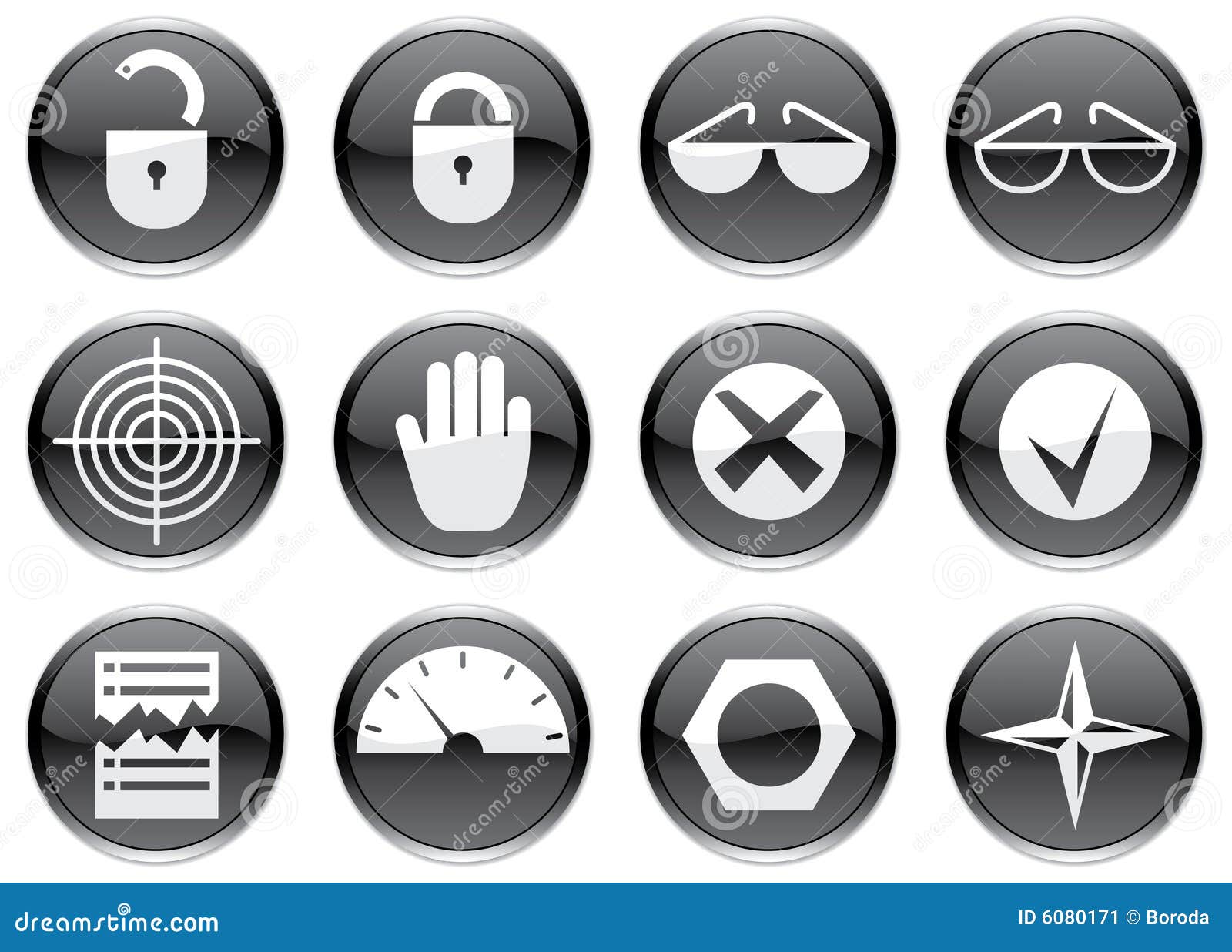 Gadget icons set. stock vector. Illustration of level - 6080171