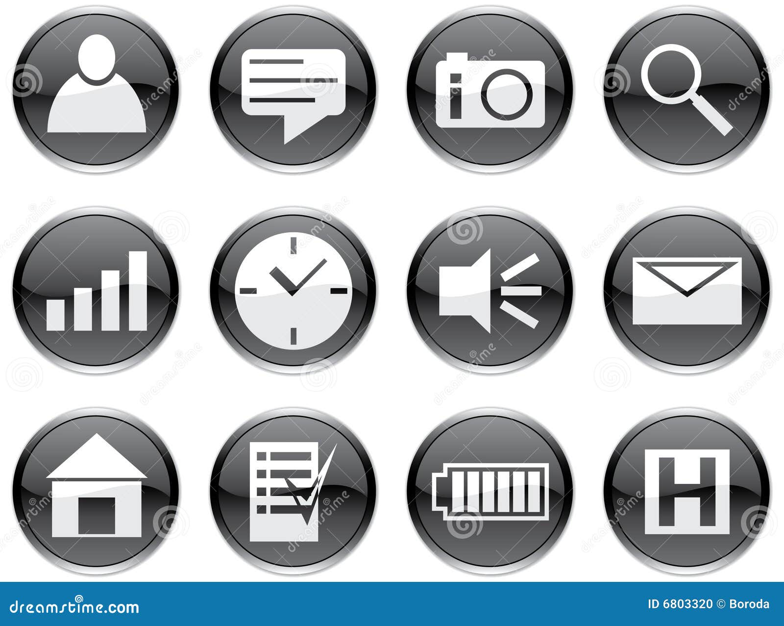 Gadget icons set. stock vector. Illustration of level - 6803320