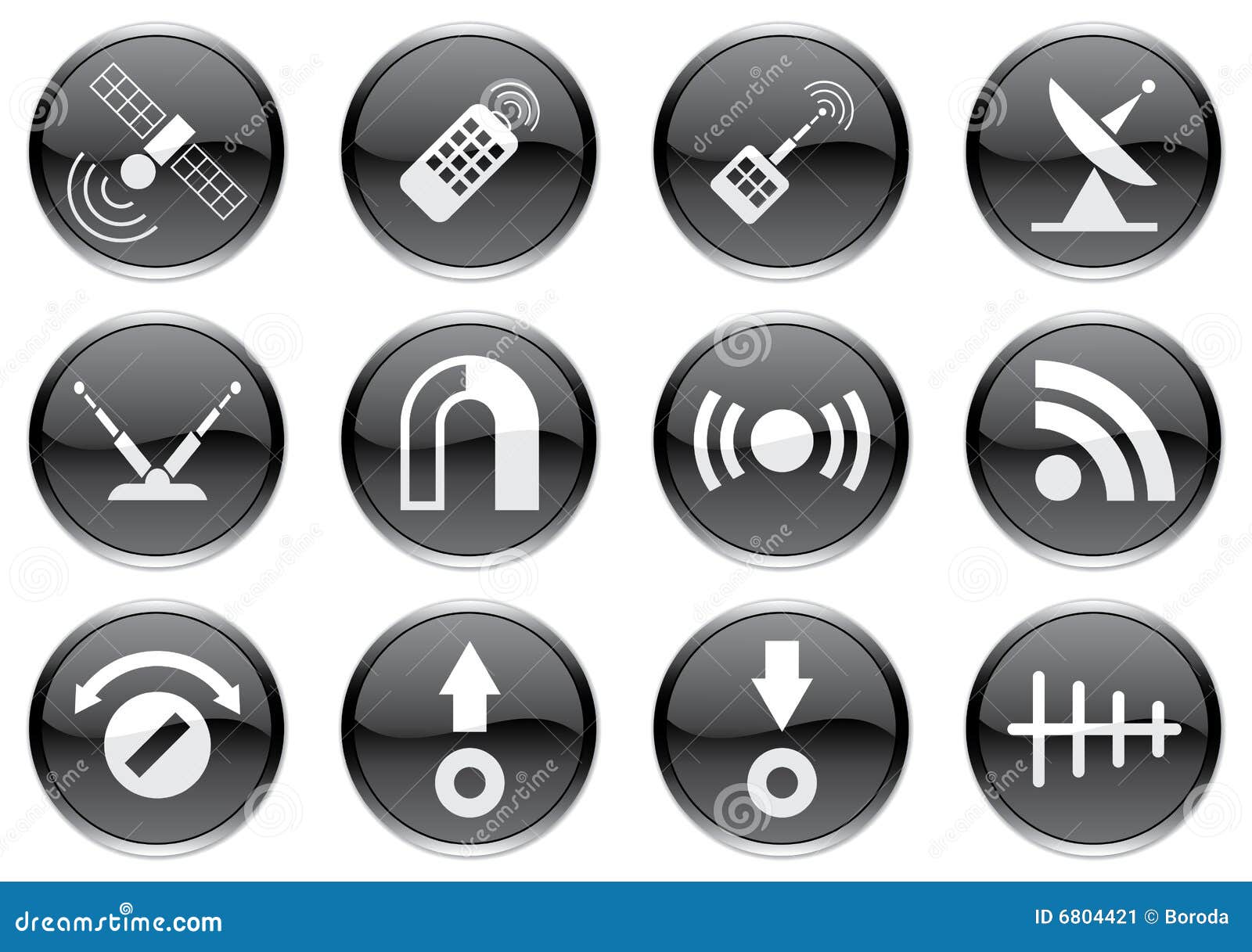 Gadget icons set. stock vector. Illustration of magnet - 6804421