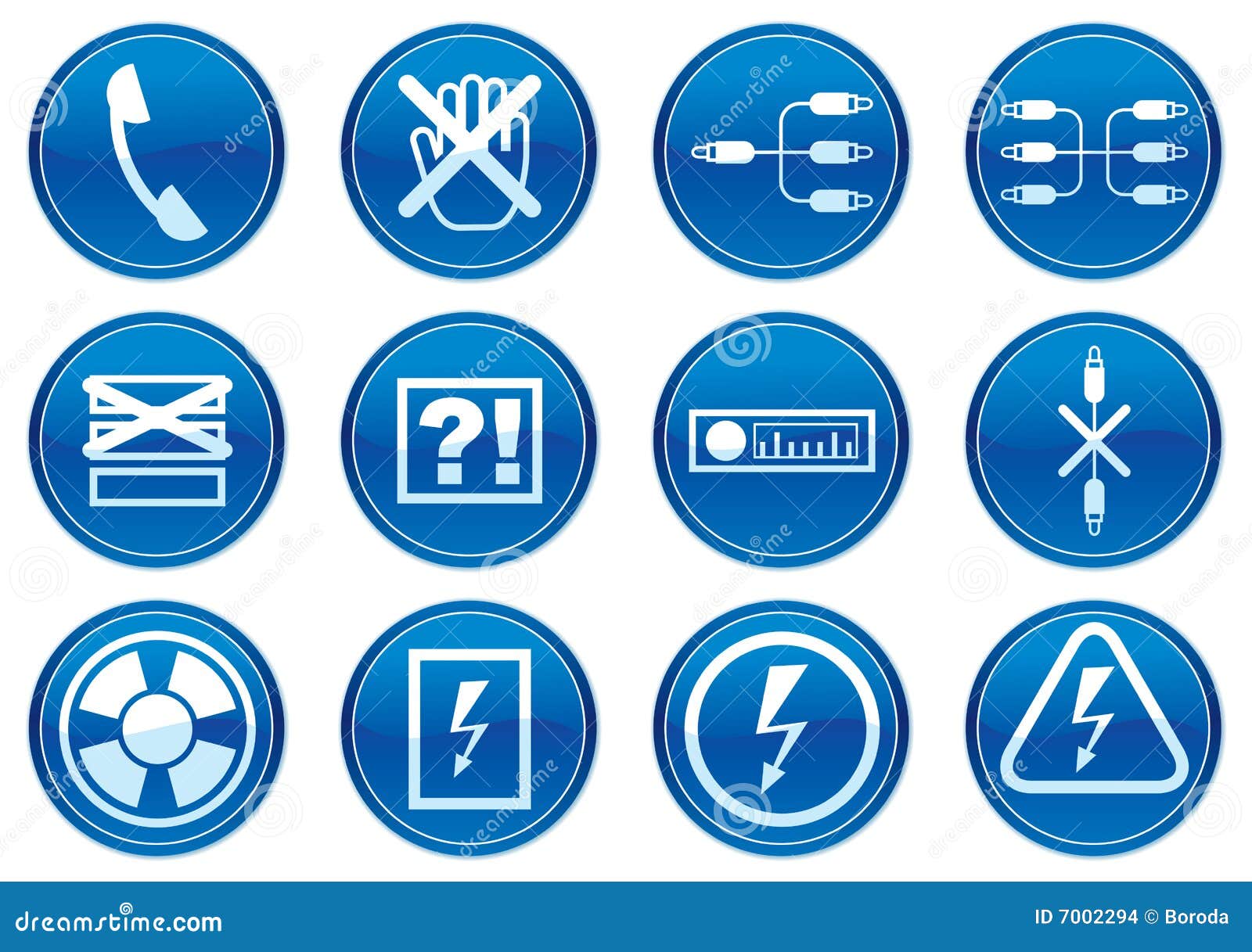 Gadget icons set. stock vector. Illustration of symbol - 7002294