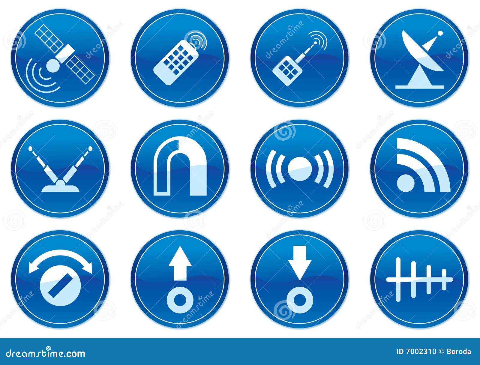Gadget icons set. stock vector. Illustration of network - 7002310