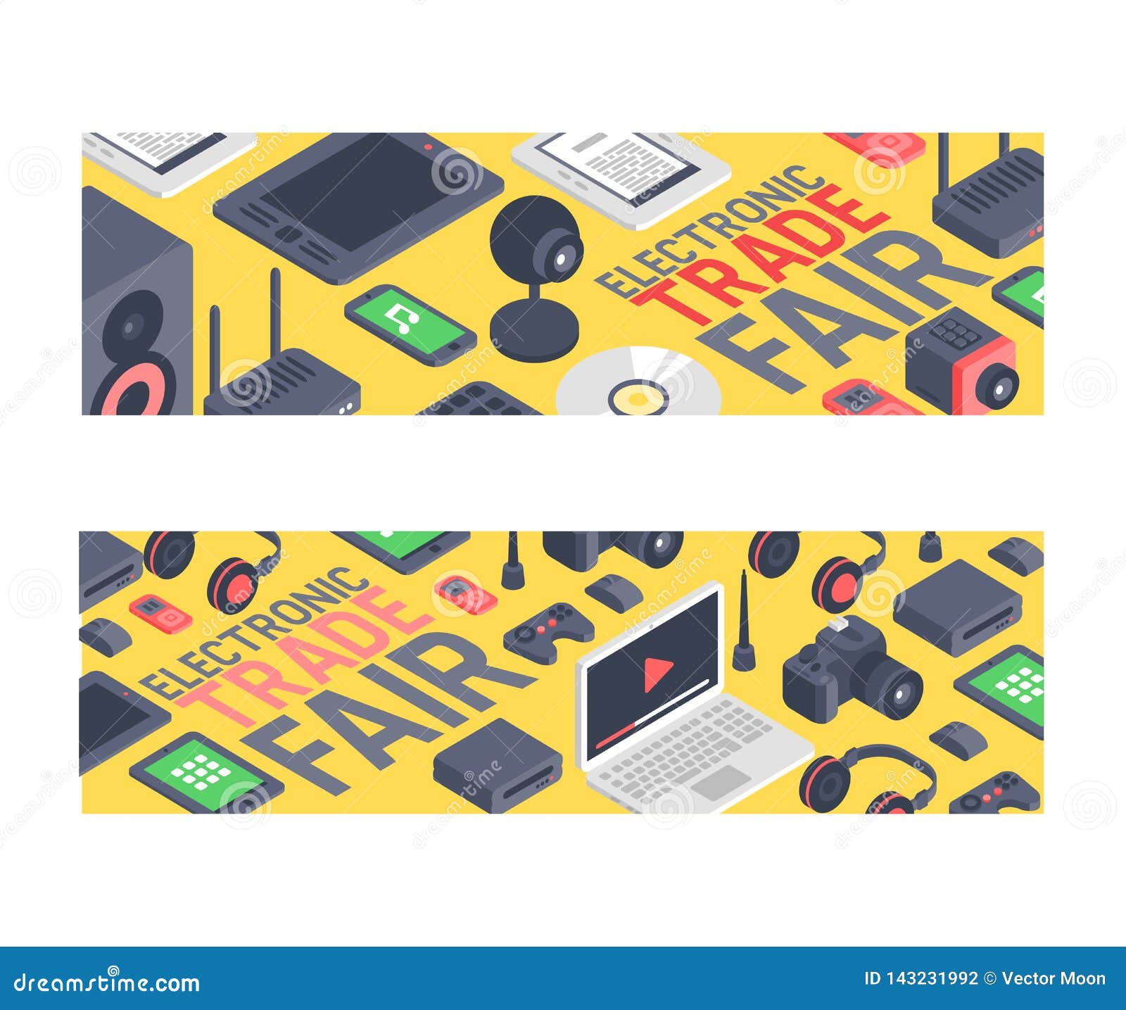 Gadget Pattern Vector Digital Device with Display of Laptop Tablet ...