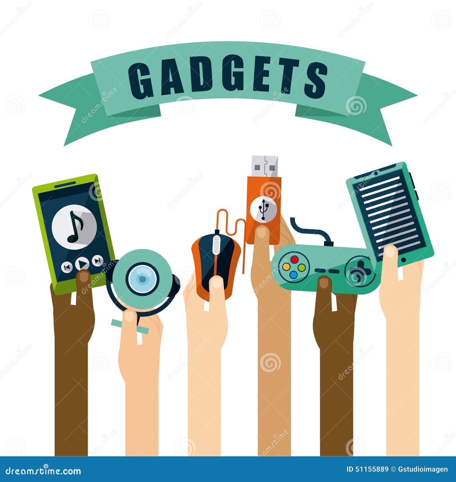 Gadgets icon stock vector. Illustration of gadgets, electronic - 51155889