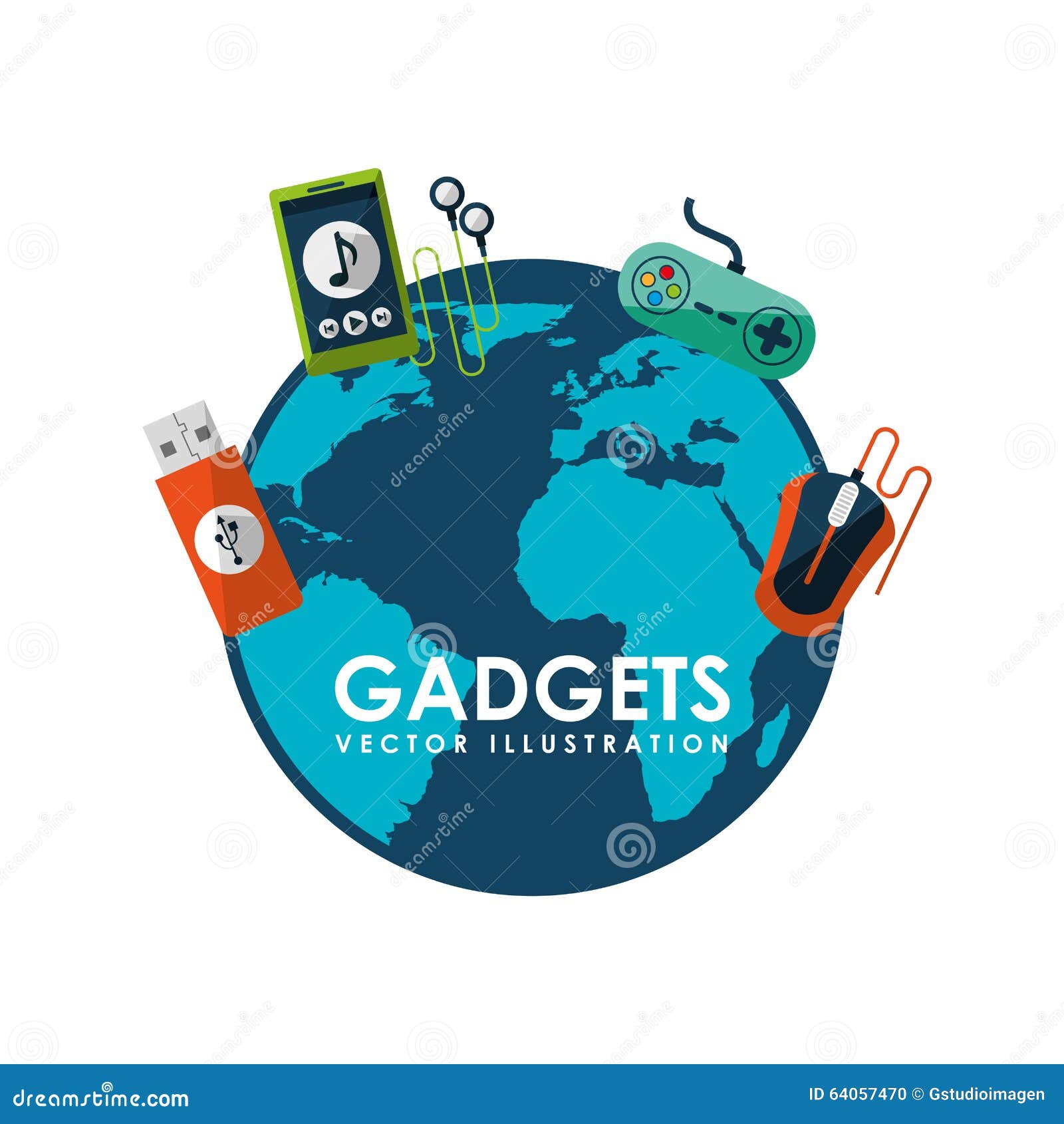 Gadgets technology design stock vector. Illustration of vector - 64057470