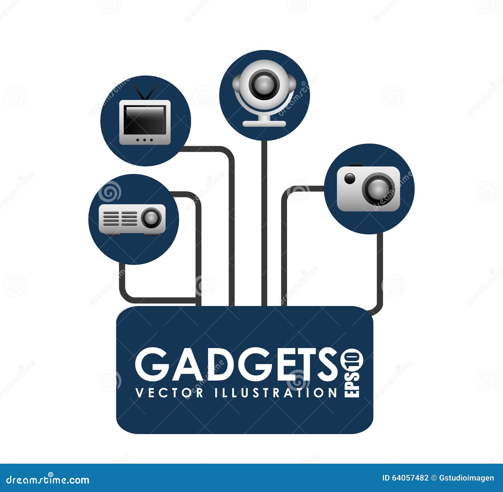 Gadgets technology design stock vector. Illustration of technology ...