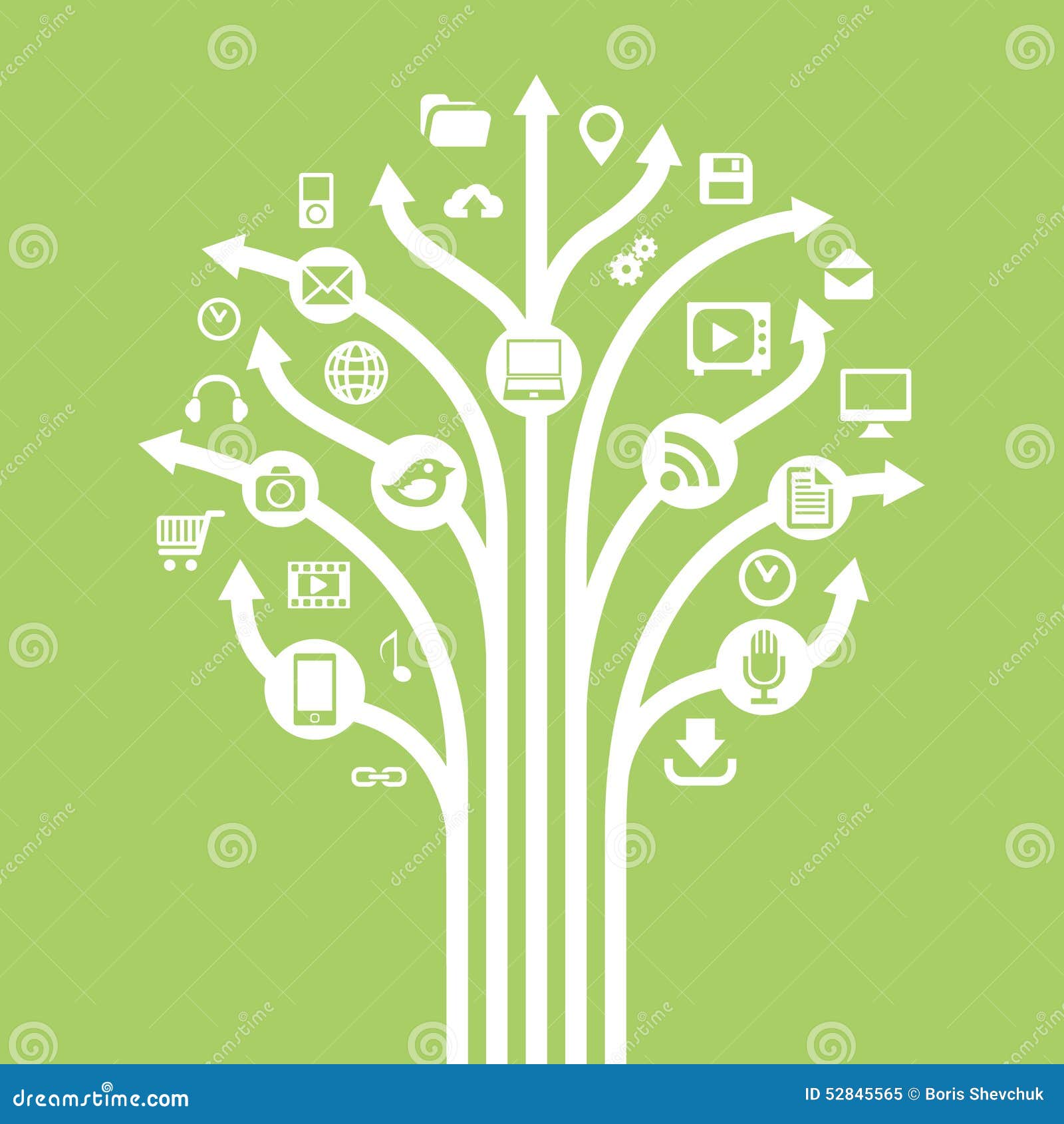 Ai Technology Symbols. Quantum Computing Or Supercomputing Engineering ...