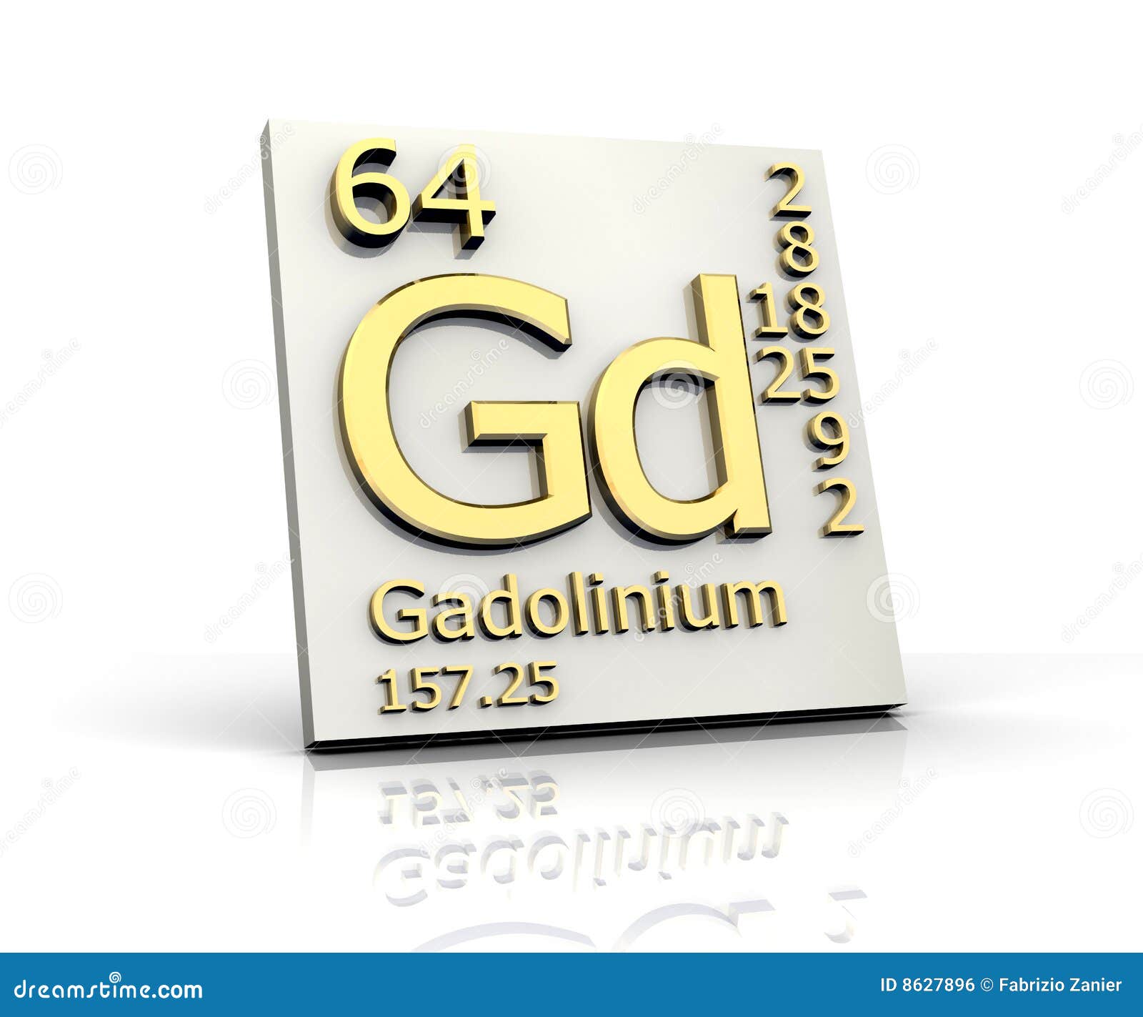 Gadolinium Periodic Table Of Elements Stock Photography | CartoonDealer ...