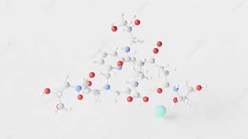 Gadopiclenol Molecule 3d, Molecular Structure, Ball and Stick Model ...