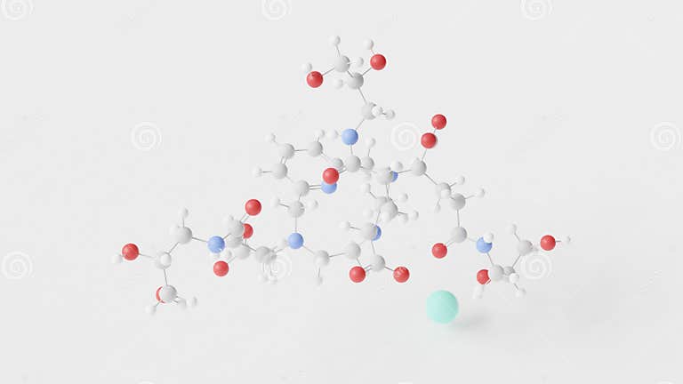 Gadopiclenol Molecule 3d, Molecular Structure, Ball and Stick Model ...