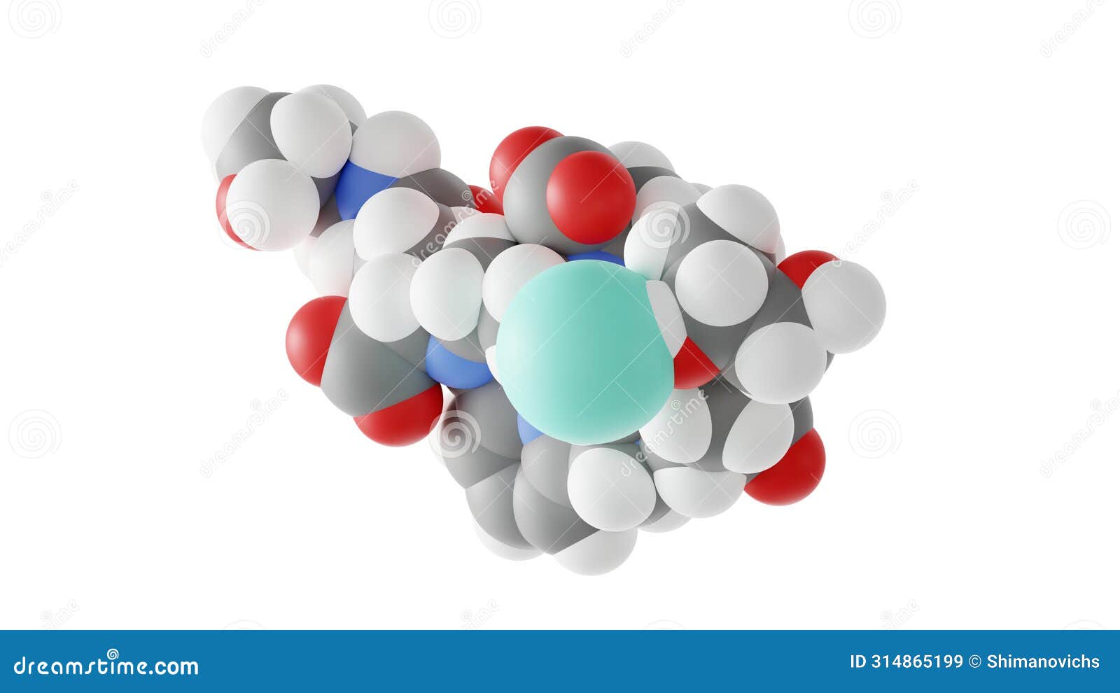Gadopiclenol Molecule, Elucirem, Molecular Structure, Isolated 3d Model ...
