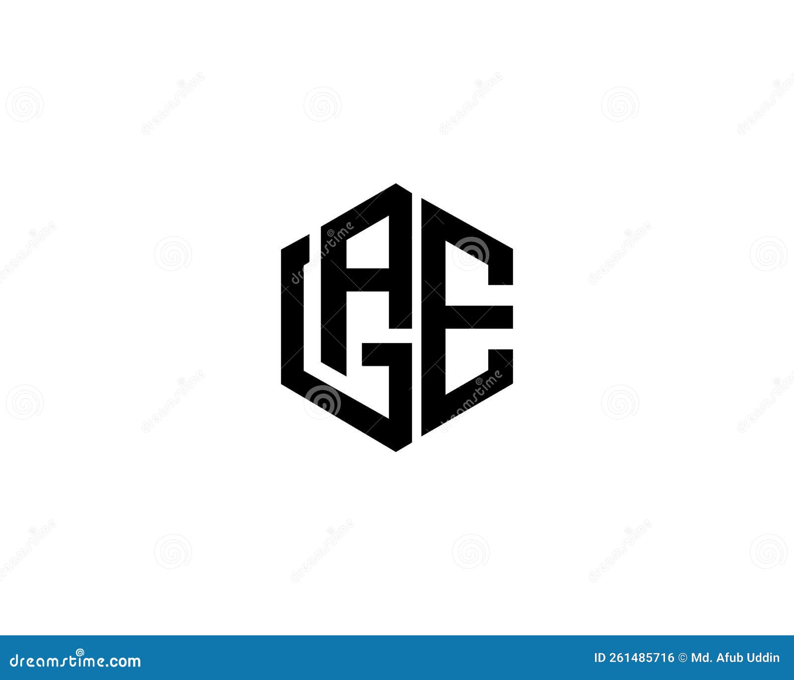 GAE and AGE Letter Initial Logo Design Stock Vector - Illustration of ...