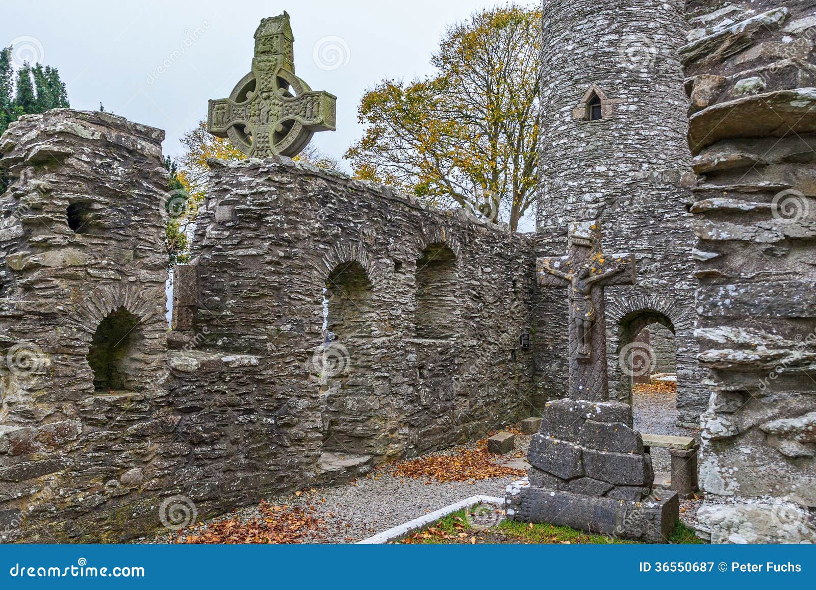 Gaelic Ancient Monasterboice Monastery Stock Image - Image of monastery ...