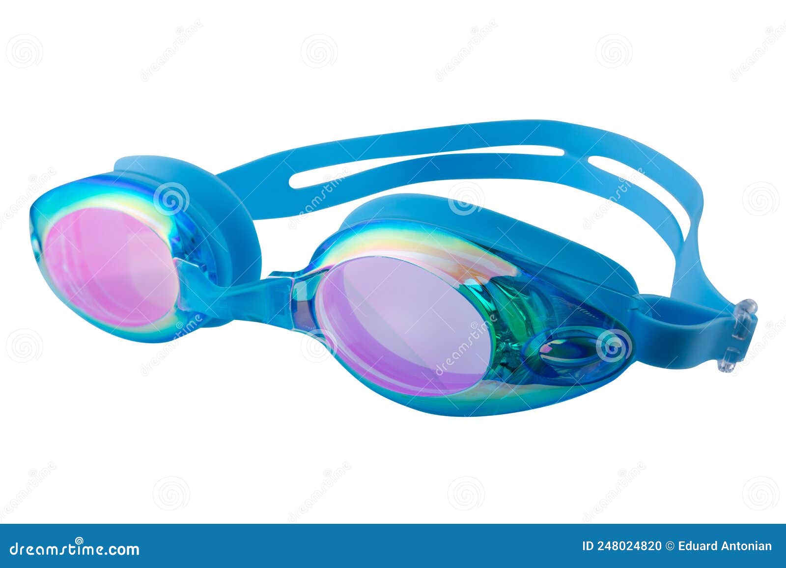 Gafas De Cian Para Nadar Con Gafas Rosas Espejadas En Un Fondo Blanco ... Gafas De Cian Para Nadar Con Gafas Rosas Espejadas En Un Fondo Blanco ...