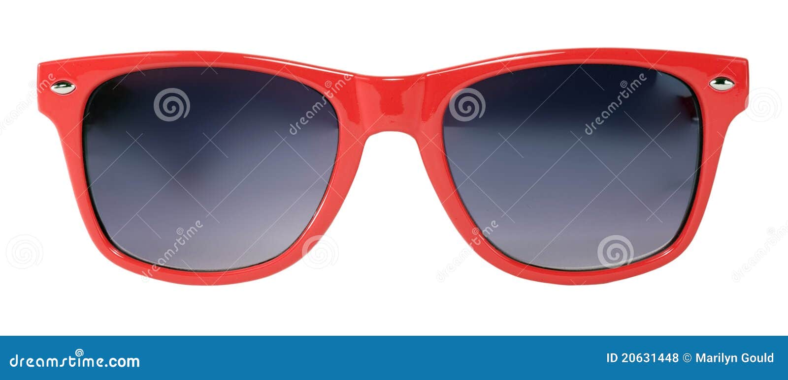 Gafas de sol rojas foto de archivo. Imagen de blanco - 20631448