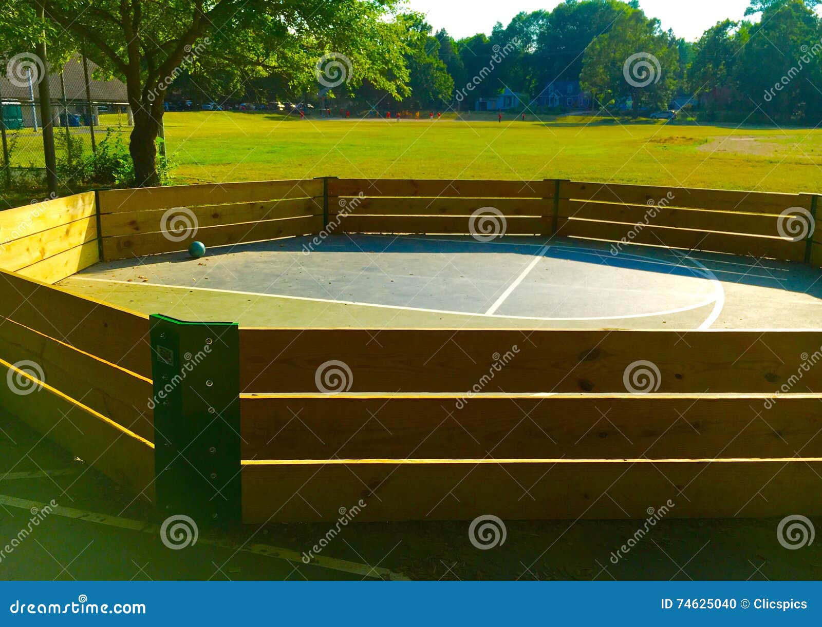 Gaga Ball Pit stock photo. Image of dodge, wall, kids - 74625040