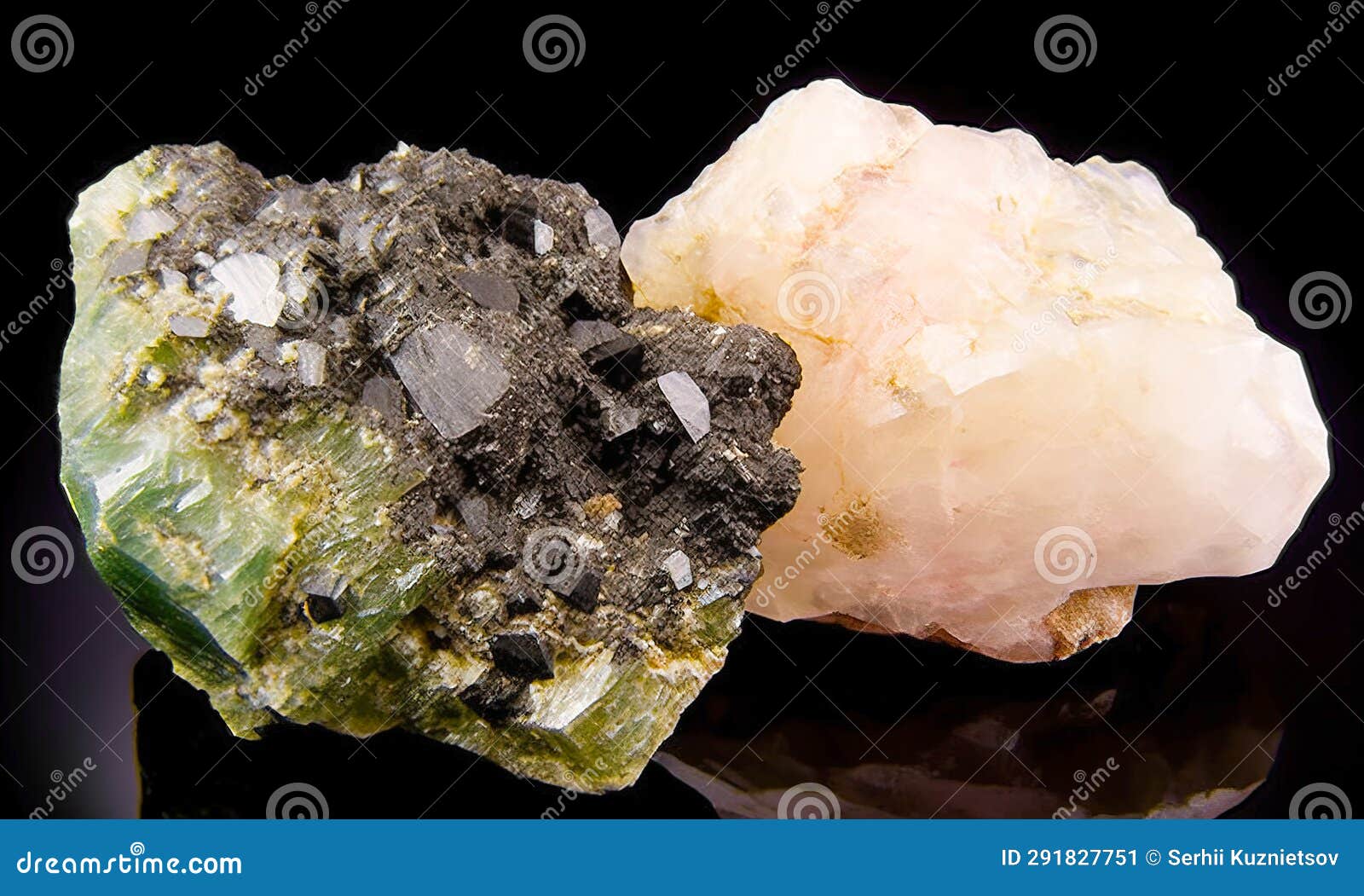 Gahnite is Rare Precious Natural Geological Stone on Gradient ...