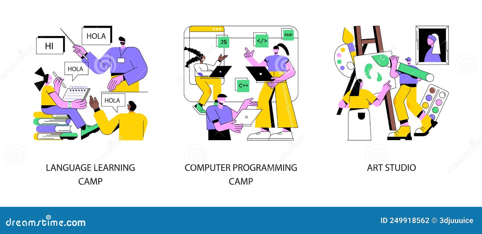 Gain Knowledge and Skills Abstract Concept Vector Illustrations. Stock ...