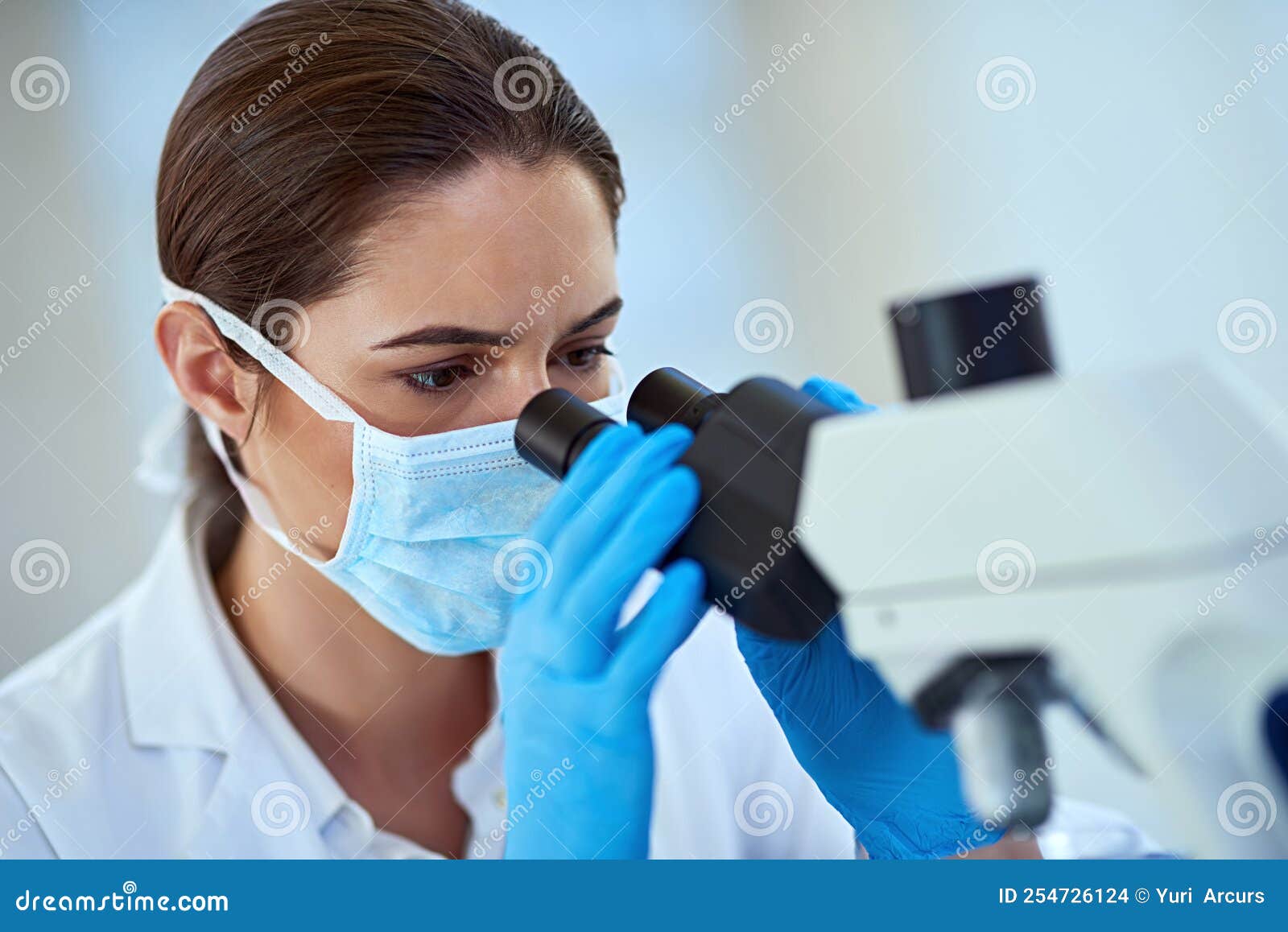 Gaining Deeper Insights To Help Develop a Cure. a Female Scientist ...