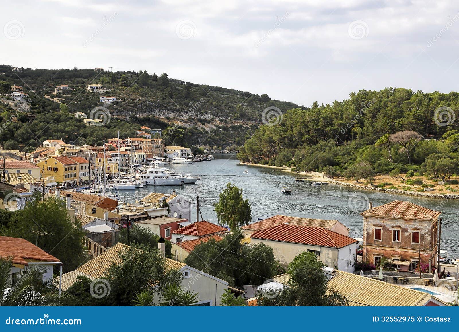 Gaios of Paxos Island, Greece Stock Image - Image of choice, hellas ...