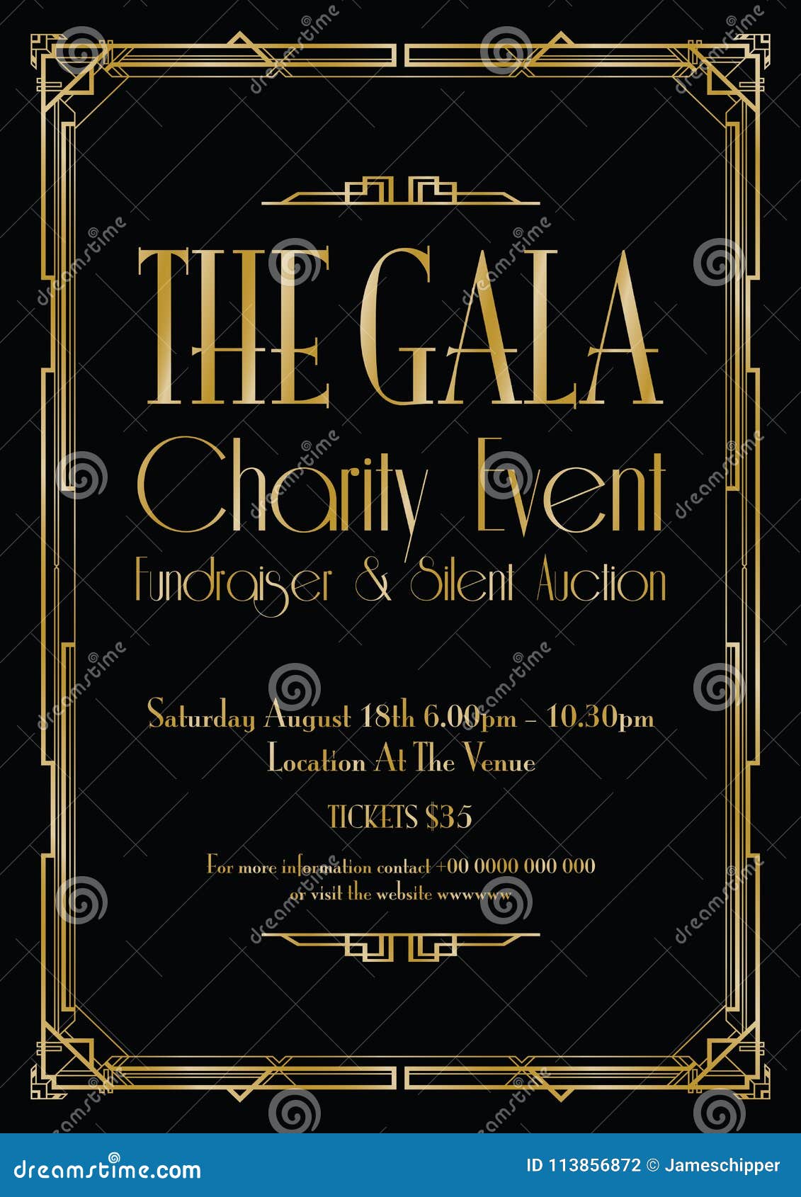 Gala Art Deco Background Vector Illustration | CartoonDealer.com #113856800