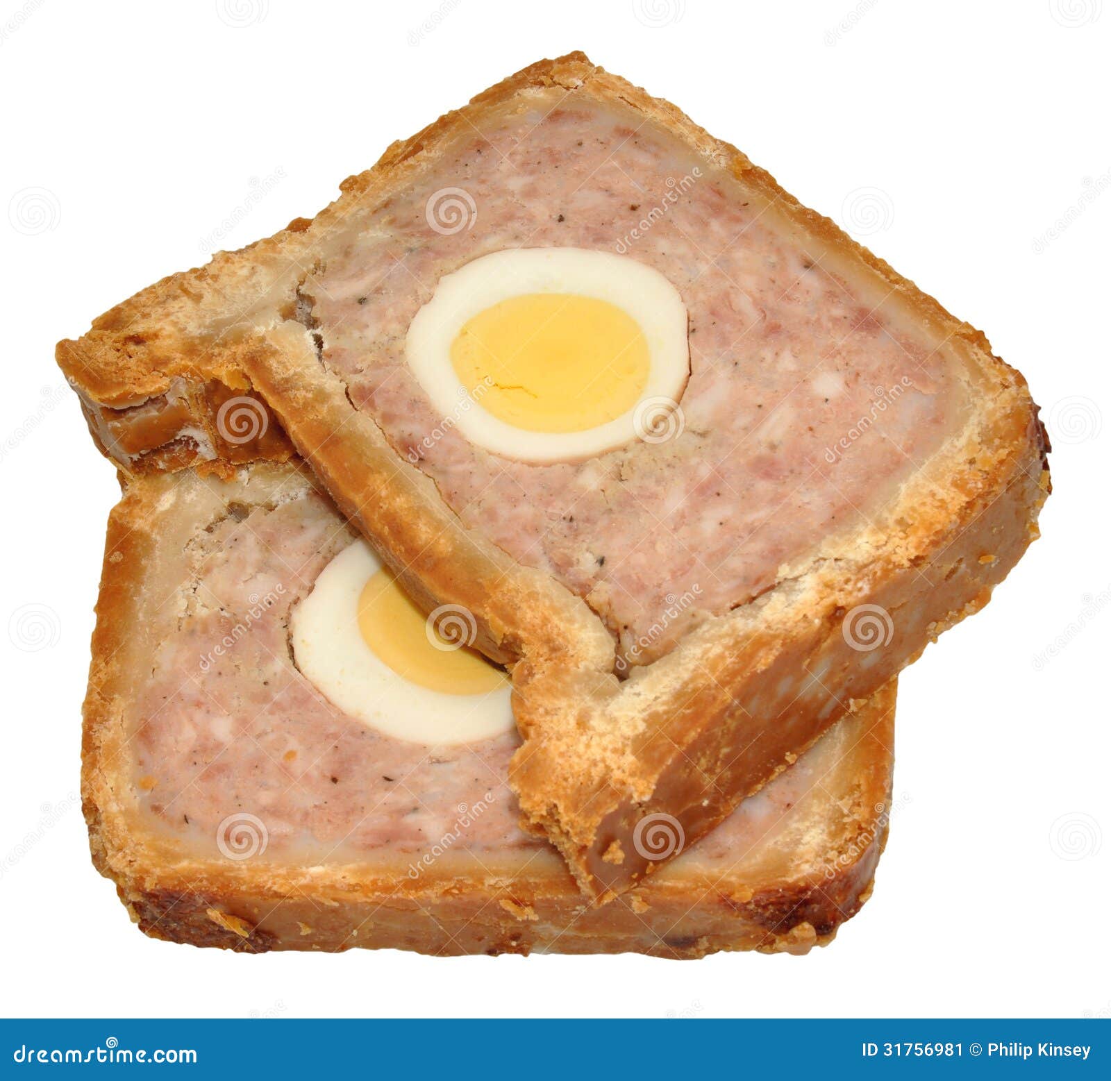 Gala Pork Pie Slices stock image. Image of diet, crusty - 31756981