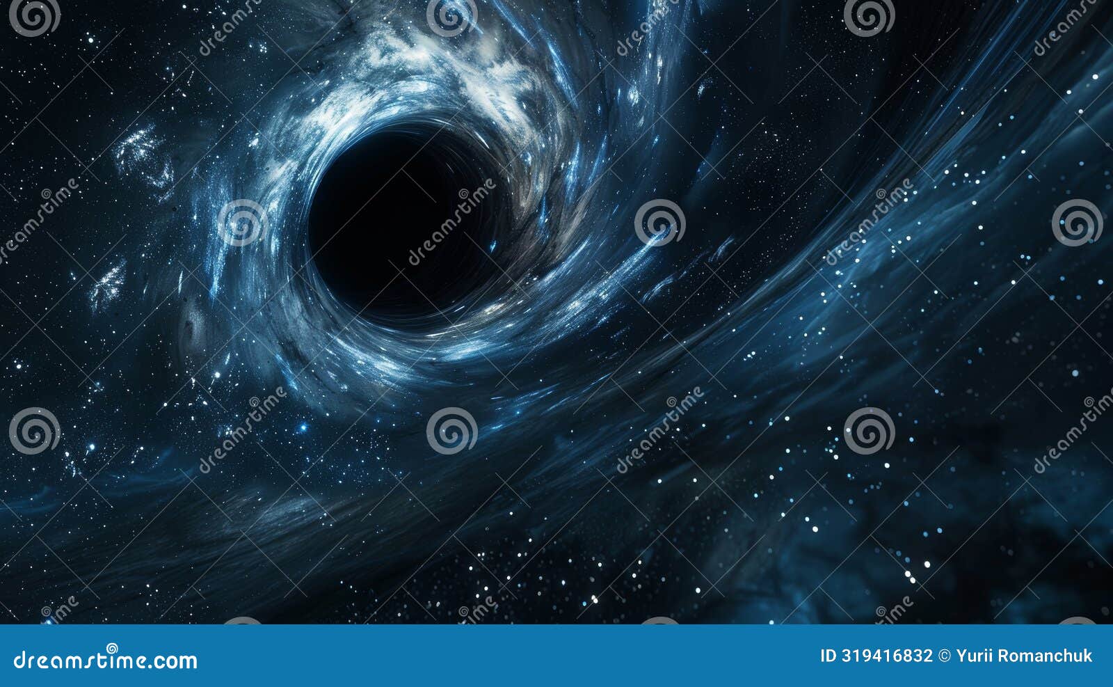 Galactic Alignment. Event Horizon Black Hole Visualization with ...