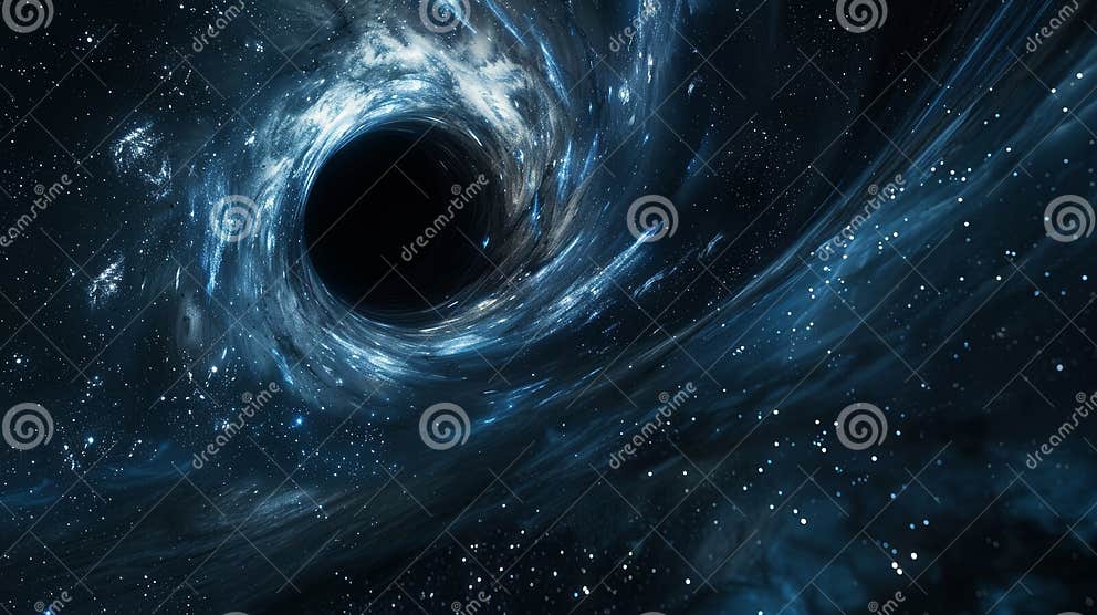 Galactic Alignment. Event Horizon Black Hole Visualization with ...