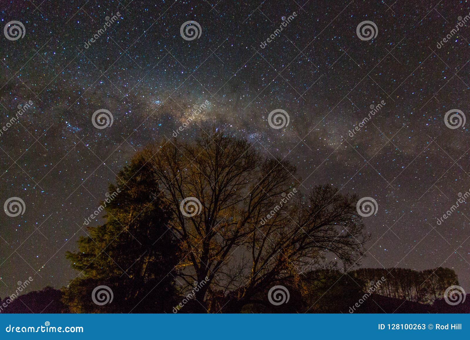 Galactic Centre with Mars stock image. Image of milky - 128100263