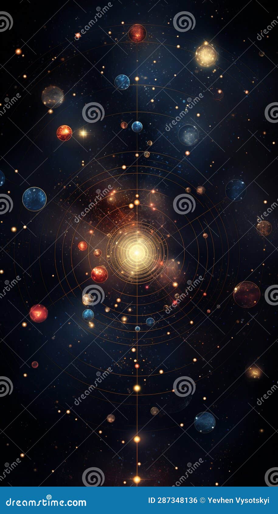 Galactic Constellations a Picture that Depicts the Con_009 Stock ...