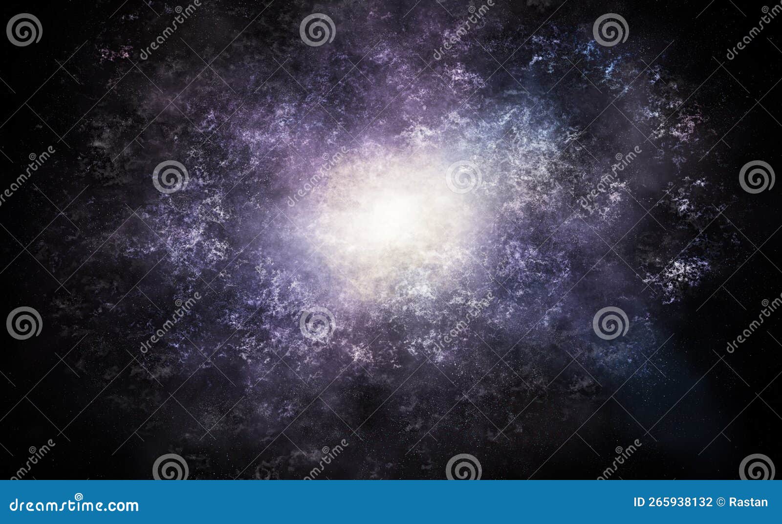 Galactic core stock illustration. Illustration of origins - 265938132