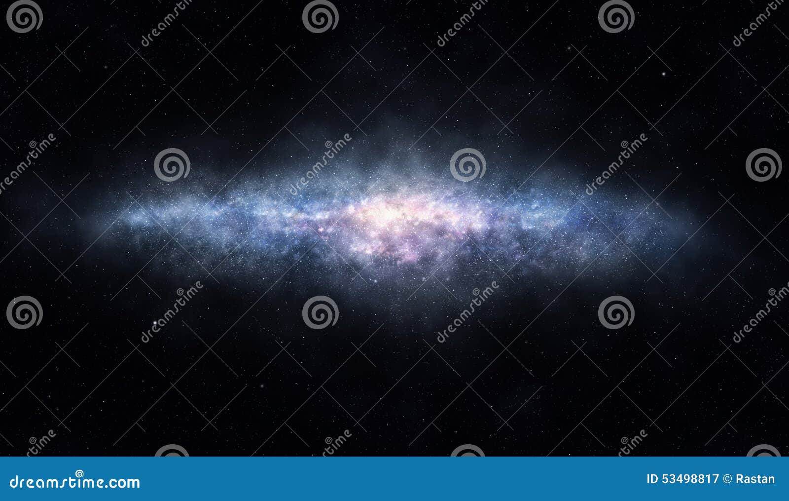 Galactic edge stock image. Image of nebula, blue, astronomy - 53498817