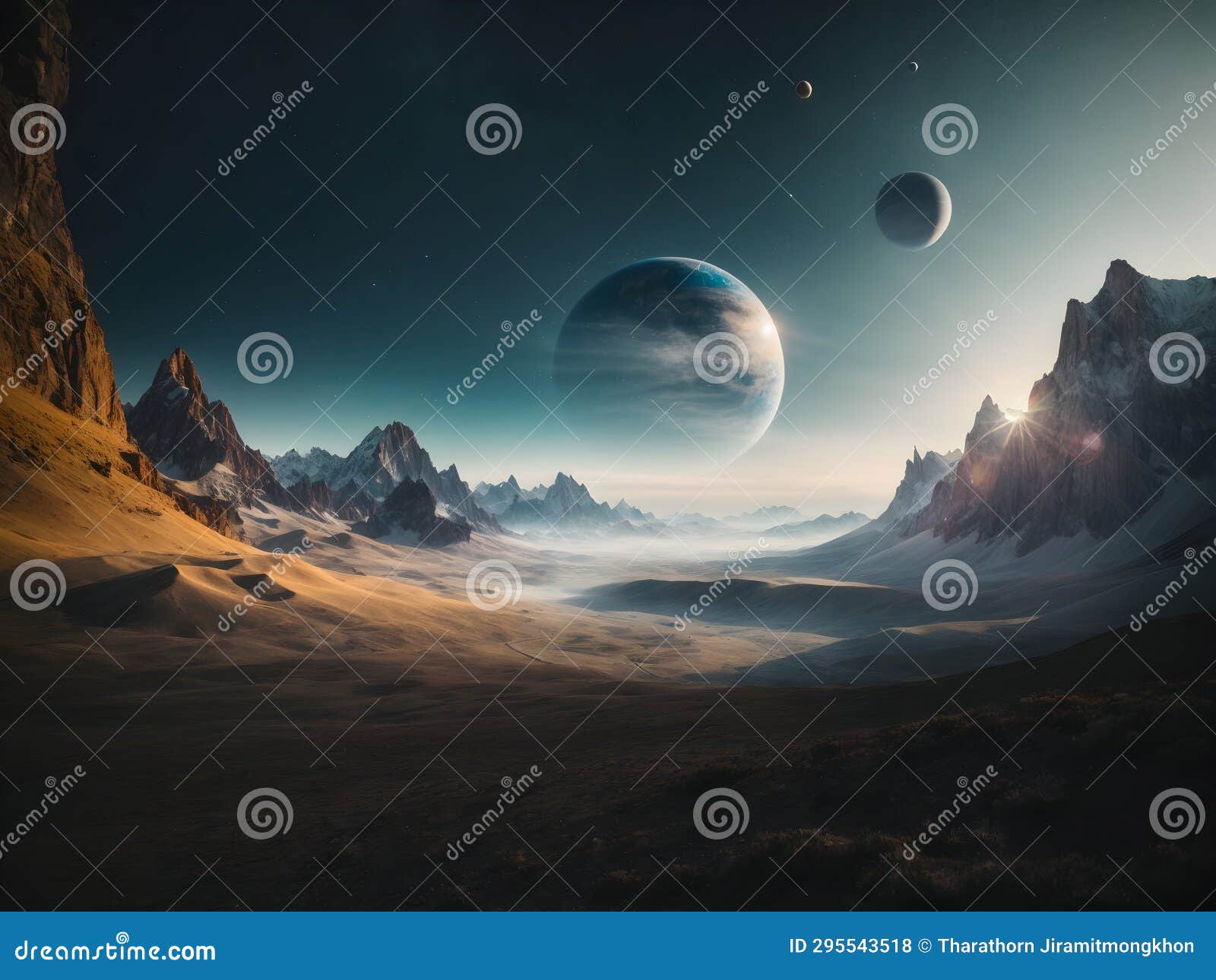 Galactic Gems: Stunning Views of Our World in Space Stock Illustration ...