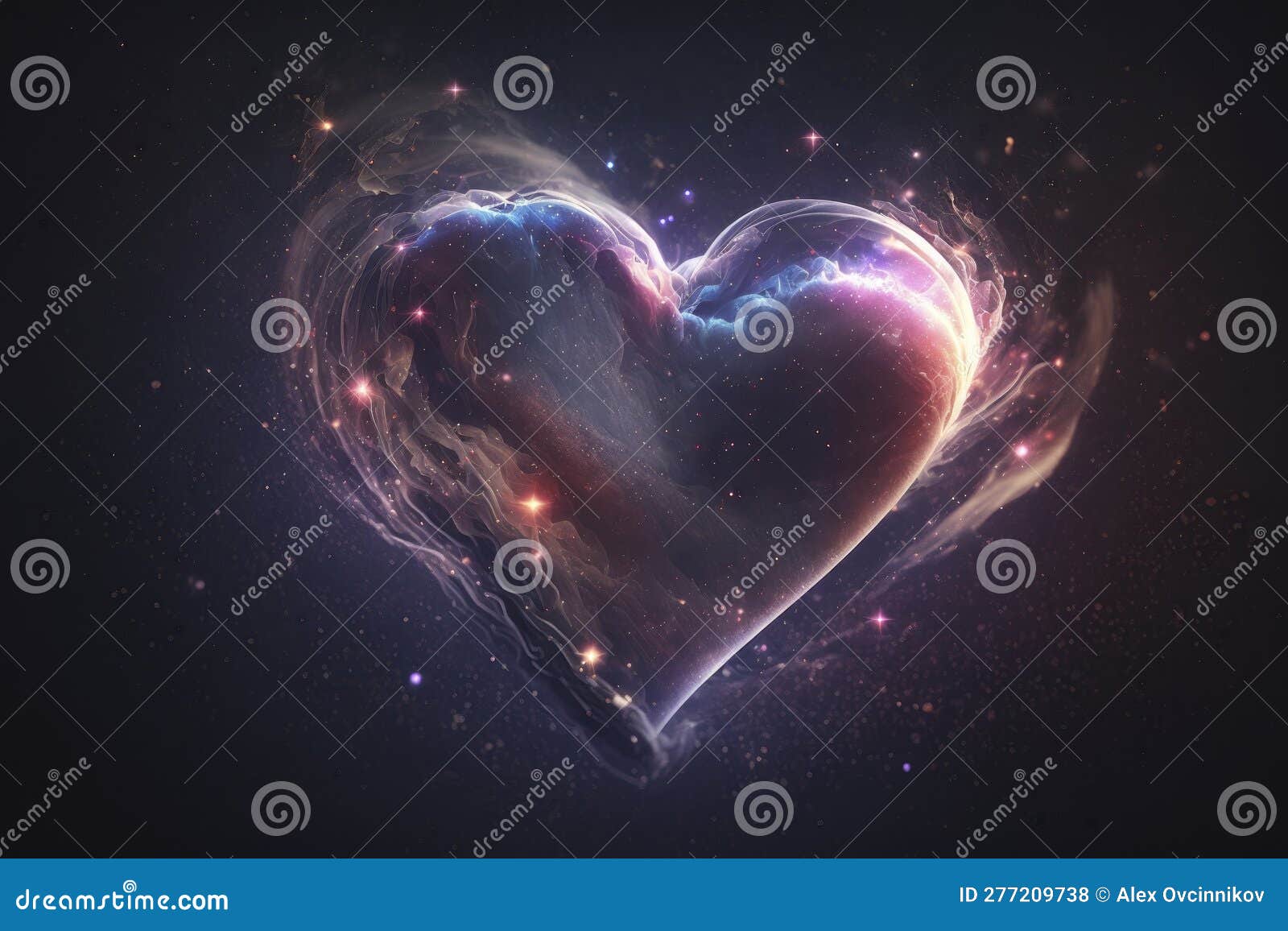 Galactic Heart: a Stunning Photorealistic Image for Your Next Project ...