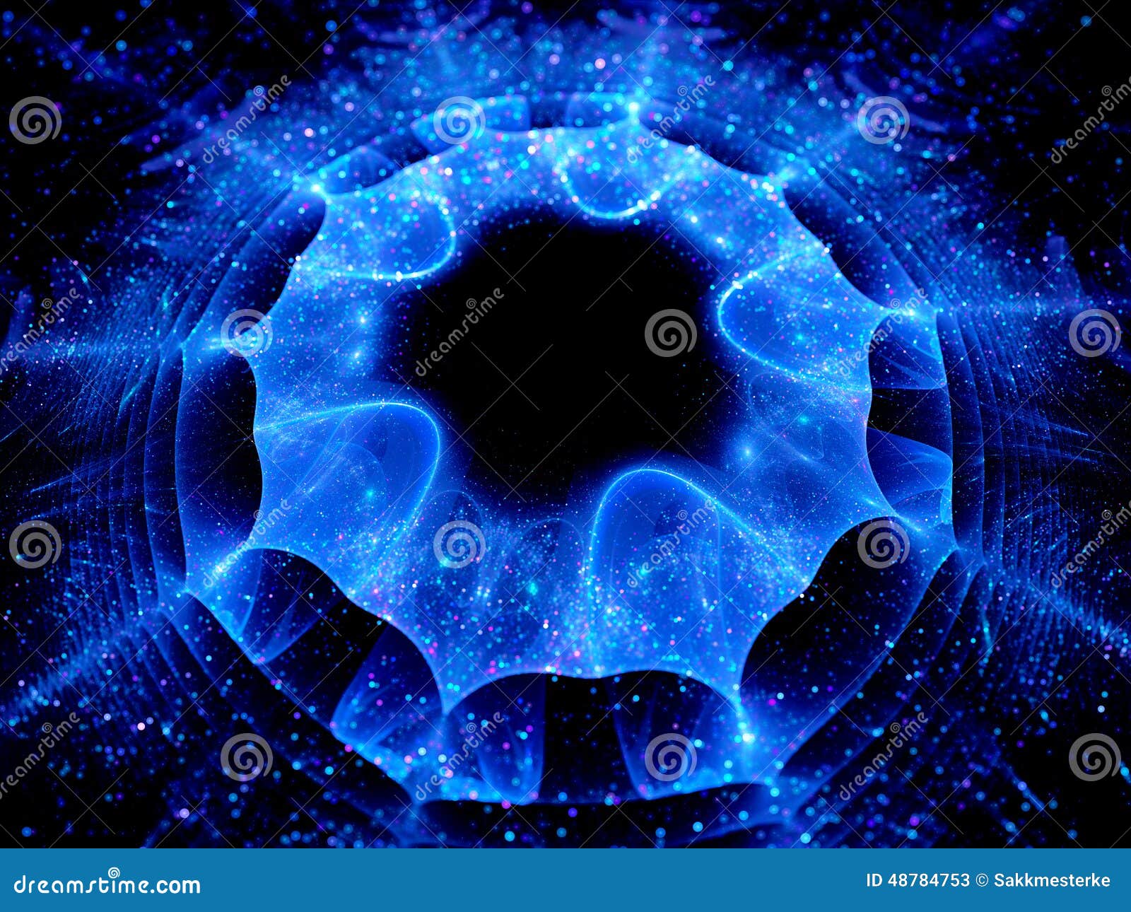 Galactic layers in space stock illustration. Illustration of scifi ...